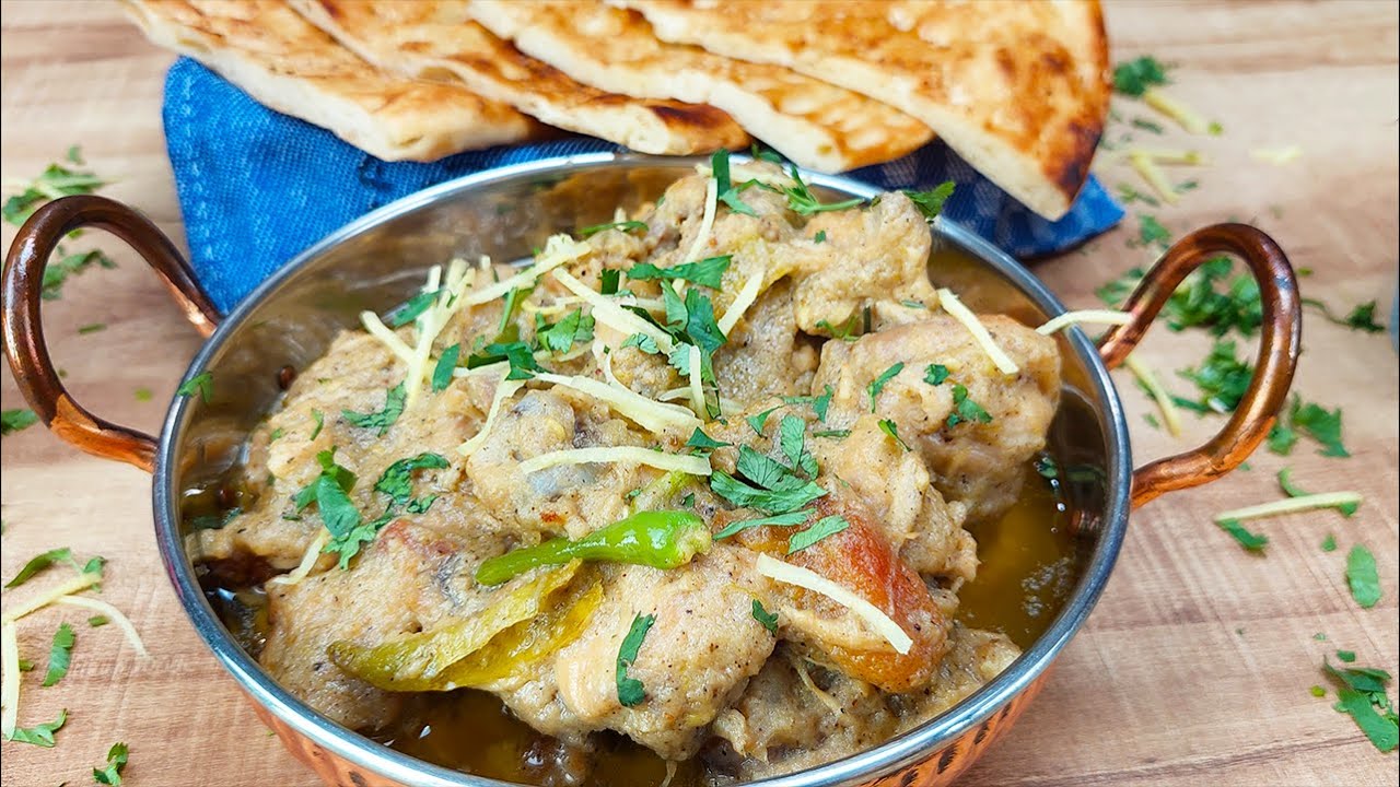 Creamy Chicken White Karhai Recipe - Nutric Food Show